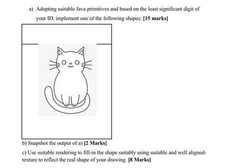solved a adopting suitable java primitives and based on the