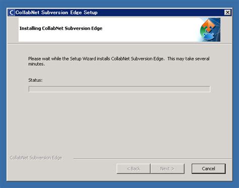 Collabnet Subversion Edge 400 のインストール Ipentec