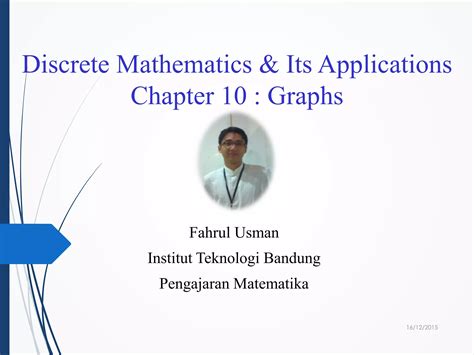 Discrete Mathematics And Its Applications Graphs Ppt