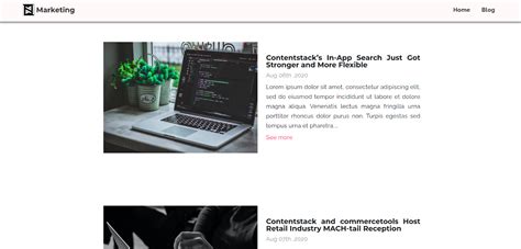 GitHub Contentstack Contentstack Google Example