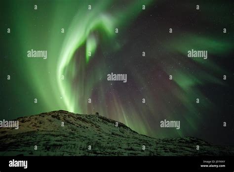 Aurora Borealis Northern Lights Follows Coronal Mass Ejection Curtains