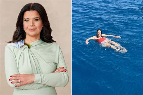 The View Star Ana Navarro Jumps Off Boat Swims To Strangers To Get Wine