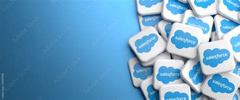 Foto De Logos Of The Company Salesforce Which Offers Cloud Based Foto De Logos Of The Company Salesforce Which Offers Cloud Based