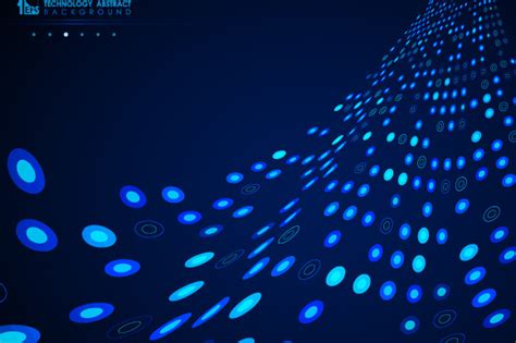 Modern Abstract Blue Technology Circle Graphic By Impulse50 · Creative Fabrica