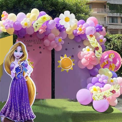 Rapunzel Birthday Party Decorations Supplies Rapunzel Balloons Arch