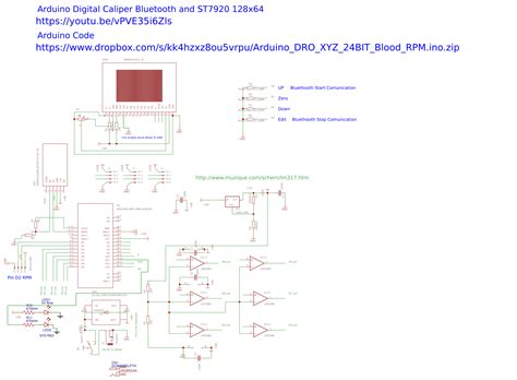 Arduino Digital Caliper With Bluetooth Sch Oshwlab