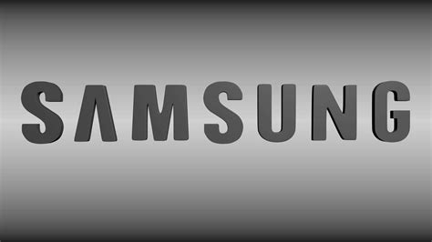 Samsung Logo Black Background Wallpaper