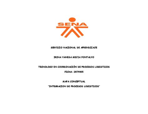 Integracion De Procesos Logisticos Coordinacion De Procesos