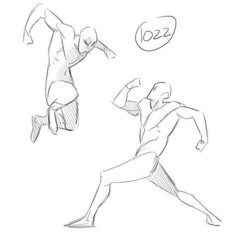 Dynamic Fighting Poses