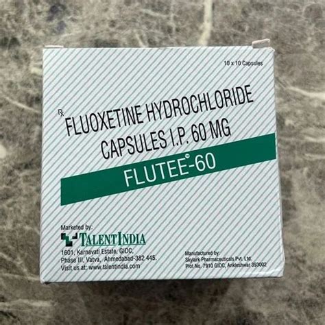 60mg Fluoxetine Hydrochloride Capsules Ip At Rs 1243box Aminabad