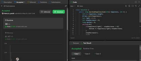Rahul Kumar Pandit On Linkedin Maychallange 9days Java Leetcode Dsa Problemsolving Array