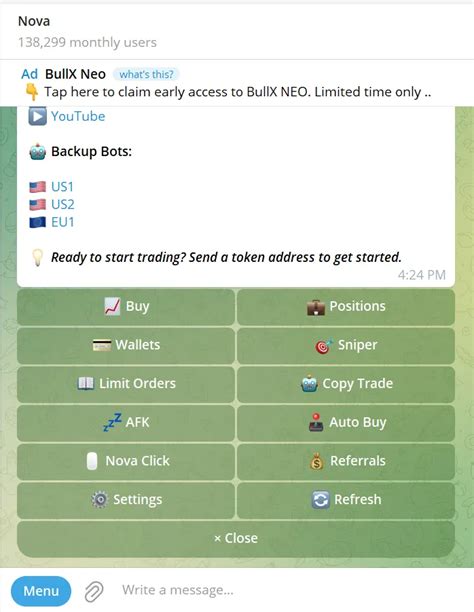 Nova Trading Bot For Solana Step By Step Guide