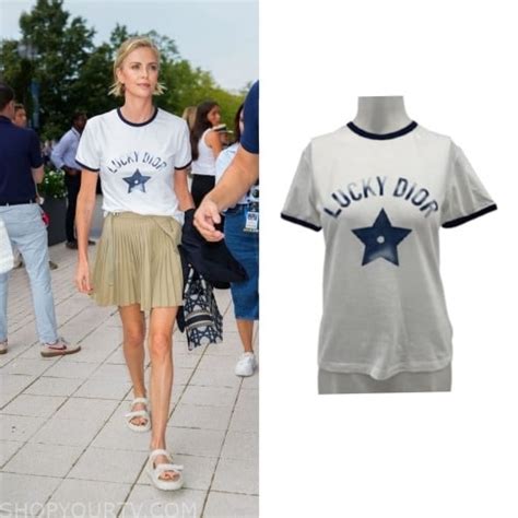 Open Us 2023 Charlize Therons Printed Shirt Shop Your Tv
