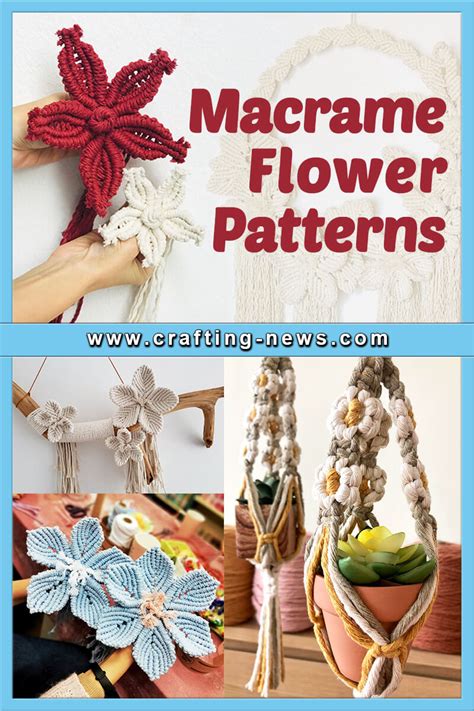 31 Macrame Flower Patterns Crafting News