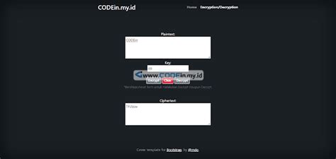 Source Code Caesar Cipher Dengan Javascript Codein