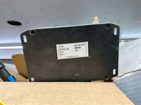 Mcs 30 Mod Controller With Wiring Room Four Hamilton Maring Auction Group