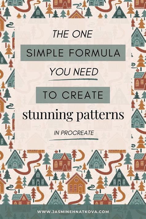 the one simple formula you need to create stunning patterns in procreate repeating pattern