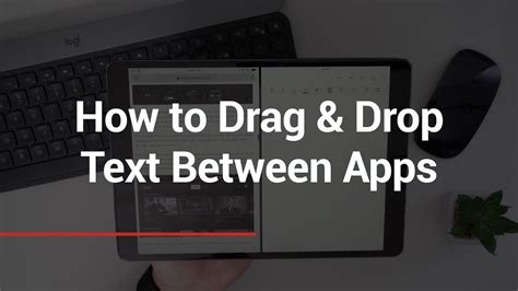 How To Drag And Drop Text Between Apps On The Ipad Macrumors