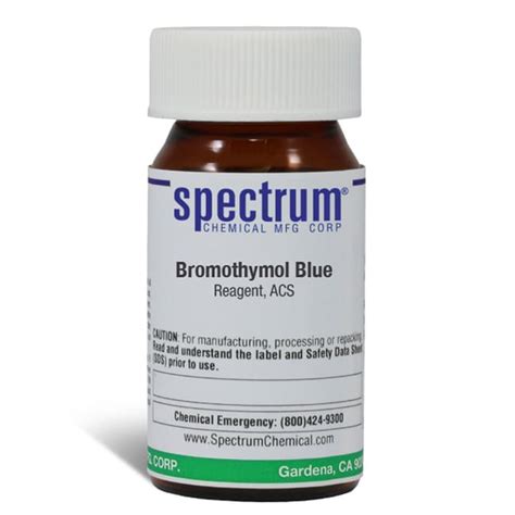 Bromothymol Blue Reagent Acs Spectrum Chemical 5 G Buy Online