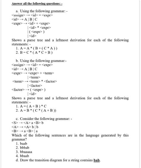 Solved Answer All The Following Questions A Using The Chegg