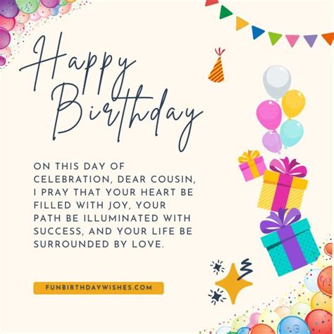 Birthday Prayer For A Cousin