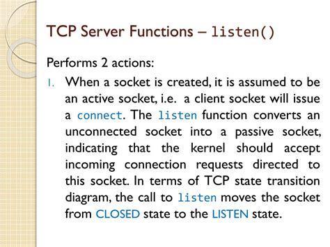 Ppt Understanding Tcp Server Functions Timeline And Typical Scenario Powerpoint Presentation