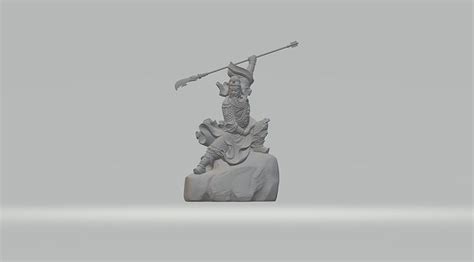 Guan Yu 3d Model 3d Printable Cgtrader