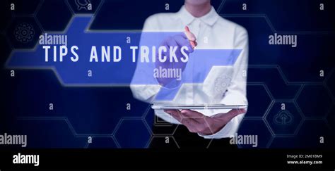 Text Caption Presenting Tips And Tricks Business Idea Helpful Advices That Makes Certain Action