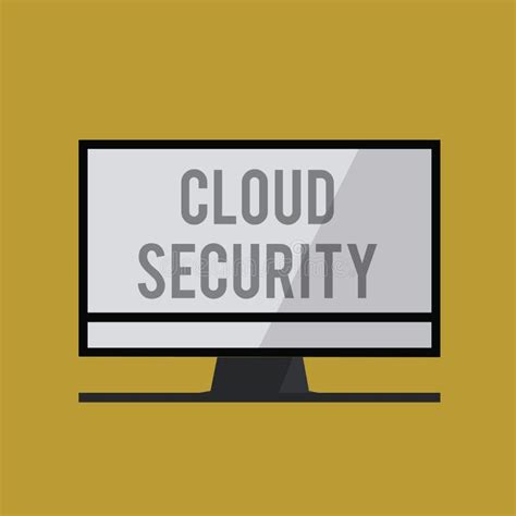 Handwriting Text Cloud Security Concept Meaning Protect The Stored Information Safe Controlled