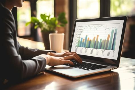 Empowered Businesswomen Leveraging Technology For Financial Growth And Analytics Premium Ai