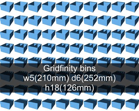Gridfinity Cups Height 18 130mm Collection By Max Download Free Stl
