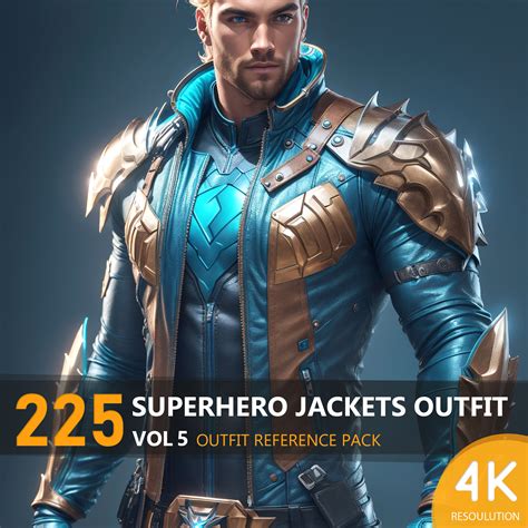 Artstation Superhero Jackets Outfit Design Collection Vol5 4k Outfit
