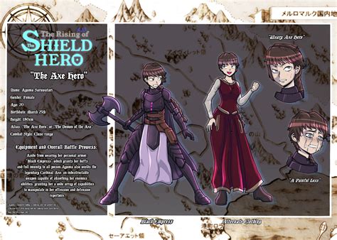 Shield Hero Oc Comish Ayuma Saruwatari Ref Sheet By Feerocomics On