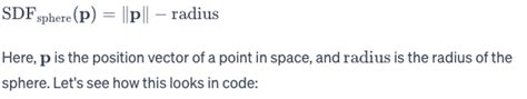 Demystifying Signed Distance Functions Sdf In Computer Graphics Volito