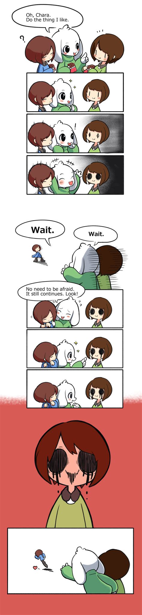 Frisk Asriel And Chara By Conbudou On Deviantart