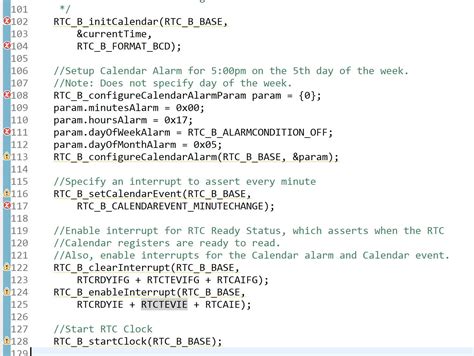 Ccsmsp430f5528 Problems With The Driverlib Examples For The Rtcb
