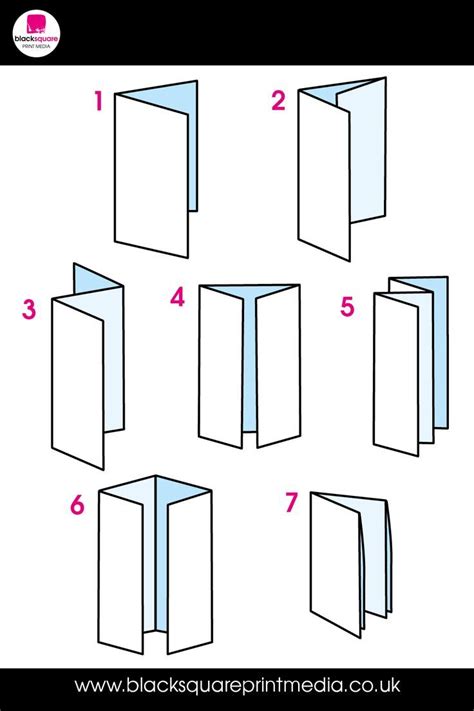 Leaflet Folding The 7 Ways To Fold An A4 Piece Of Paper Business