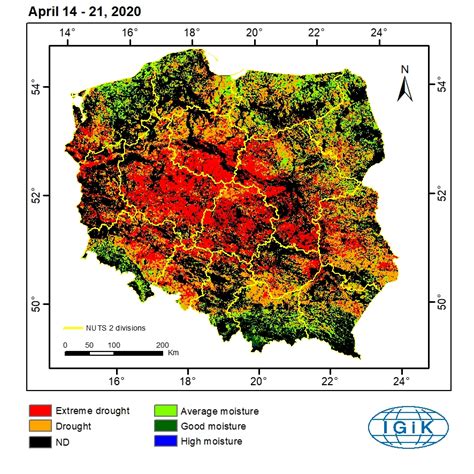 Satellite Based System For Drought Monitoring Instytut Geodezji I Kartografii