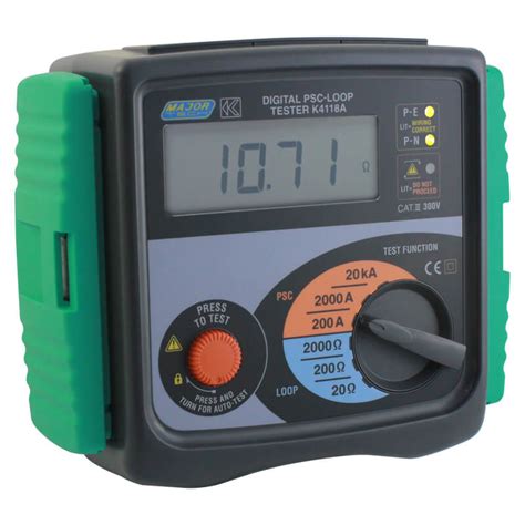 Loop Impedance And Psc Tester Majortech