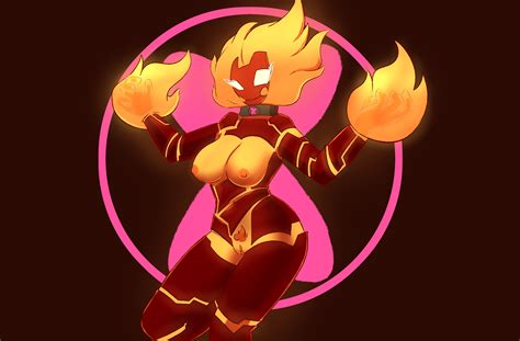 Rule 34 Alien Ben 10 Chaquetrix Female Fire Fire Body Heatblast