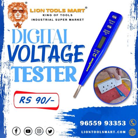 Buy Digital Voltage Tester In Low Price At Lion Tools Mart Lion Tools