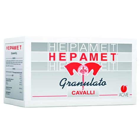 Hepamet 40 Buste Da 25 Gr Regola Il Metabolismo Del Cavallo Sportivo Billo Billo