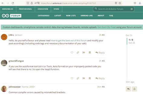 Moved Topics Disappearing Website And Forum Arduino Forum