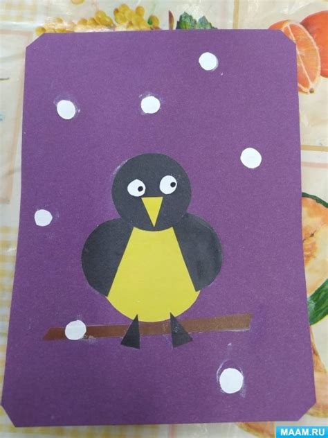 Мастер класс по аппликации «Синичка на ветке 4 фото Воспитателям детских садов школьным