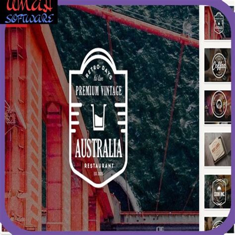 Jual Vintage Bundle 224 Logos And Badges Siap Edit Dalam Format Psd