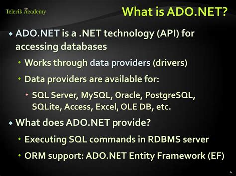 Ppt Data Access With Ado Net Powerpoint Presentation Free Download Id