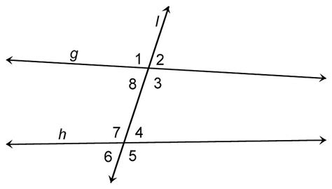 Non Parallel Lines And Transversals Identifying Angle Pairs Part Ck Foundation