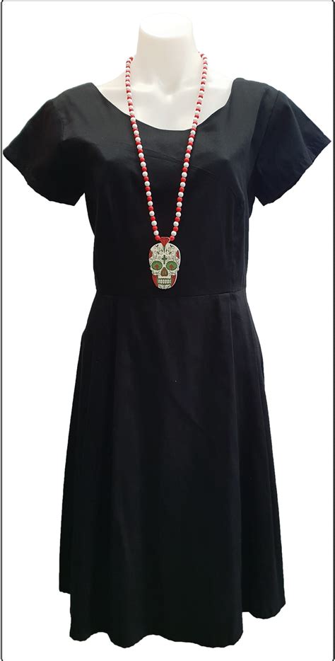 Black Audrey Dress Planet Retro Original