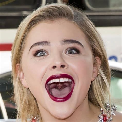 Chloe Grace Moretz Amazing Mouth Shot Of An Amazing Mouth That Tongue