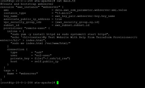 Using Terraform Provisioner To Deploy A Web Server